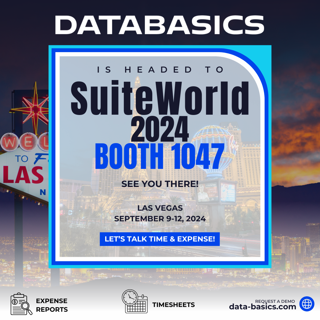 DATABASICS at SuiteWorld 2024: Time & Expense Tech | DATABASICS